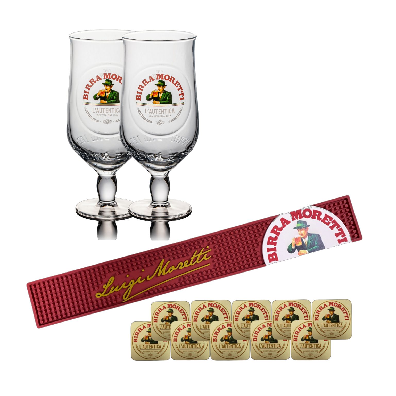 Buy Birra Moretti Glasses Online | GarageBar