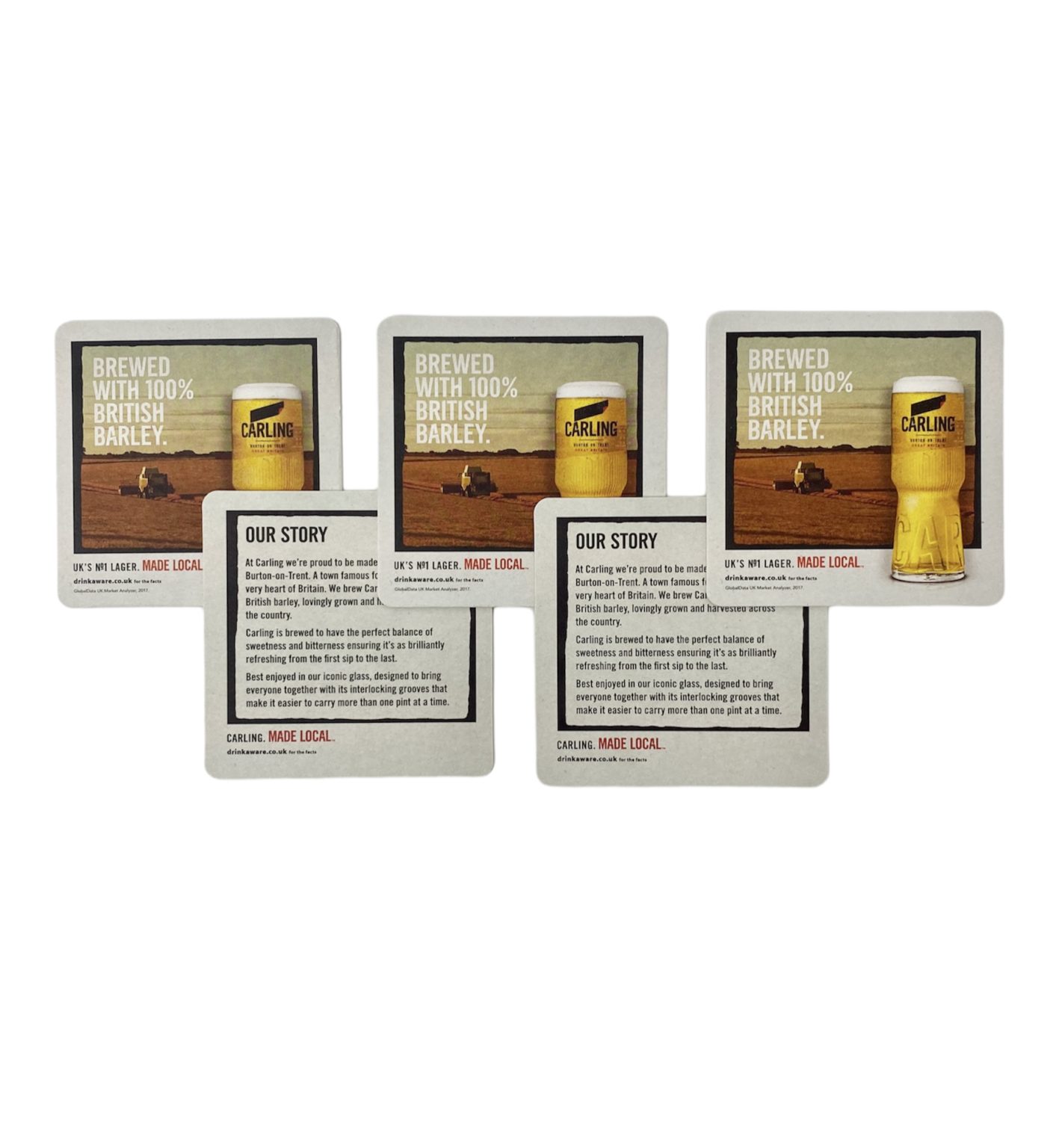 Carling Beer Drip Mats - GarageBar Limited