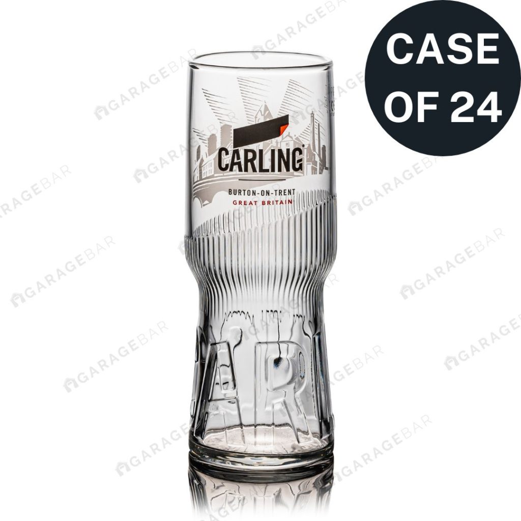 24x Carling Beer Glass - Pint/20oz (Interlocking/Easy Carry)(Wholesale ...