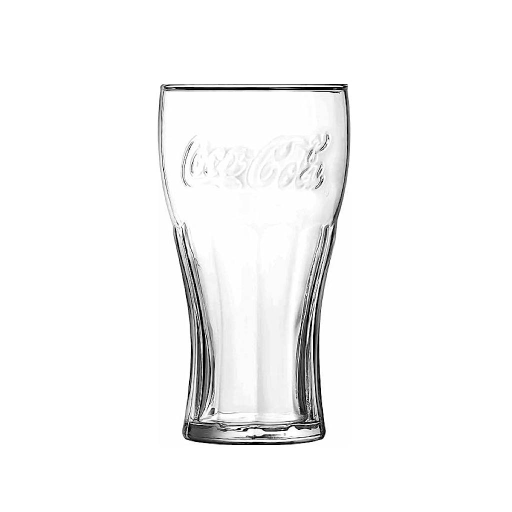 Coca Cola Coke Georgian Clear Glass 45cl16oz Garagebar Limited