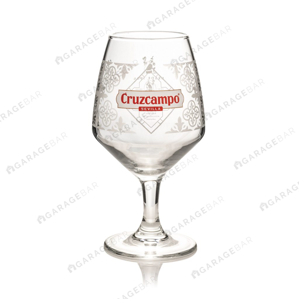 Cruzcampo Beer Glass - Pint/20oz - GarageBar