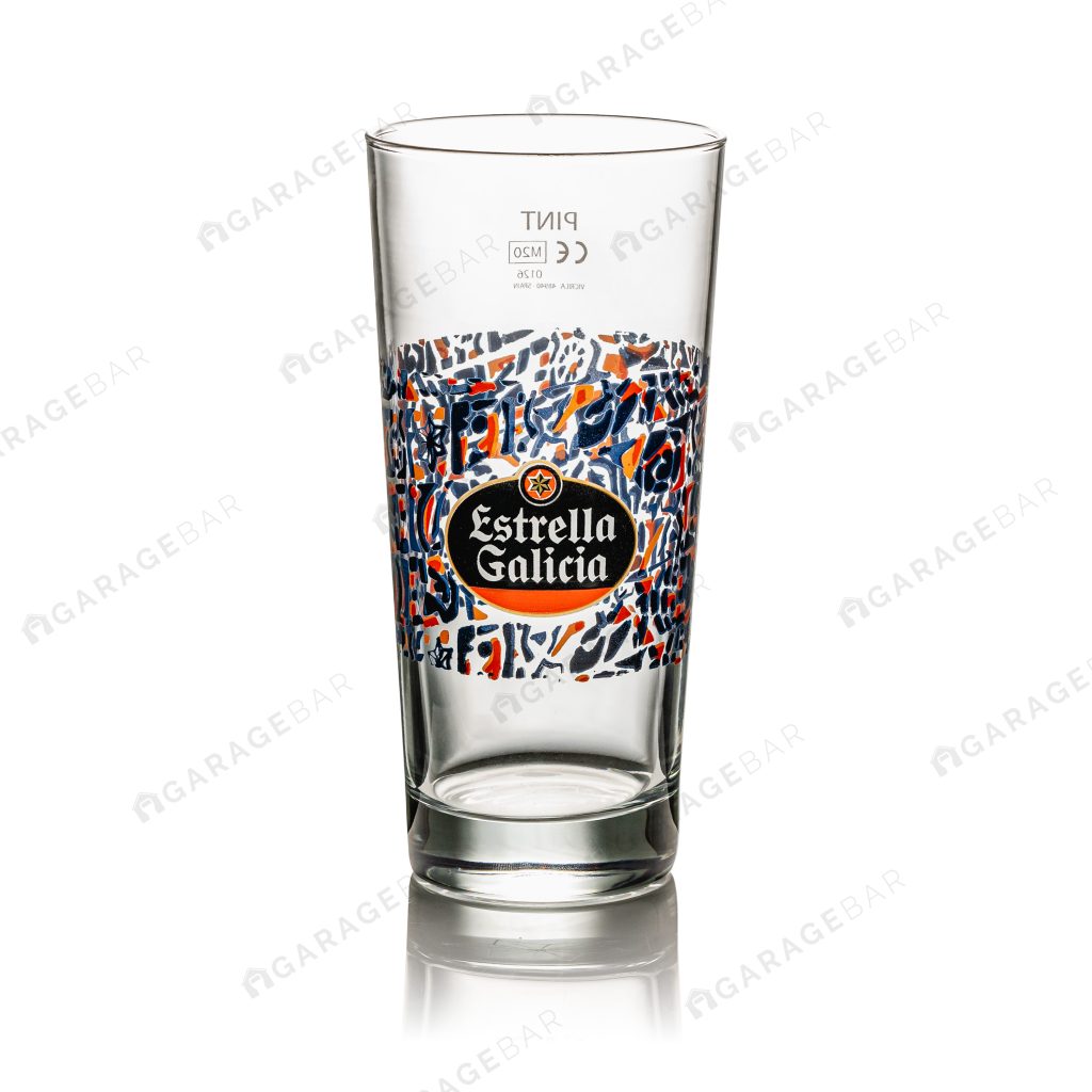 Estrella Galicia Beer Glass - Pint/20oz - GarageBar