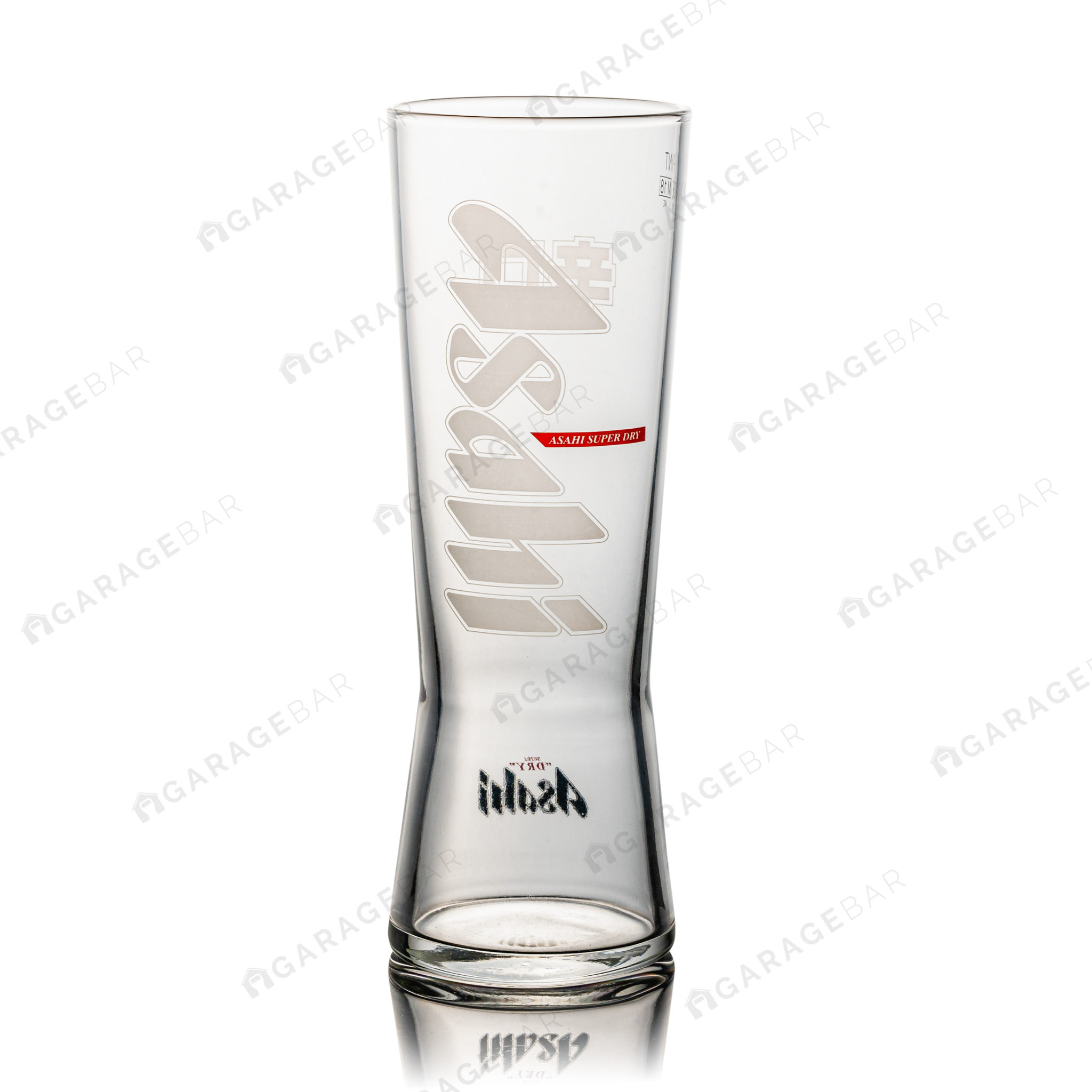 Asahi Tall Beer Glass - Half Pint/10oz - GarageBar