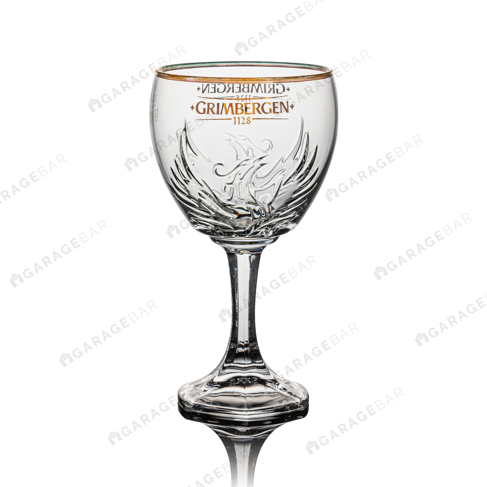 Grimbergen Chalice Beer Glass - Half Pint/33cl - GarageBar