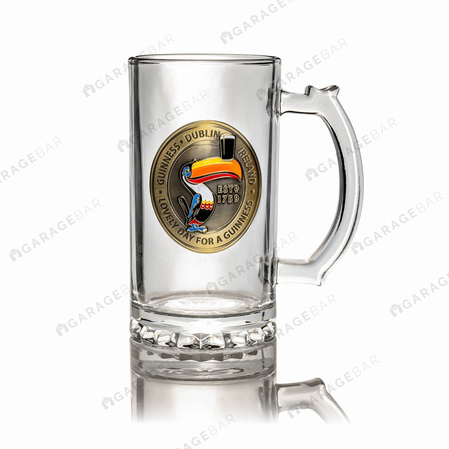 Guinness Toucan Tankard Beer Glass - Pint/20oz - GarageBar