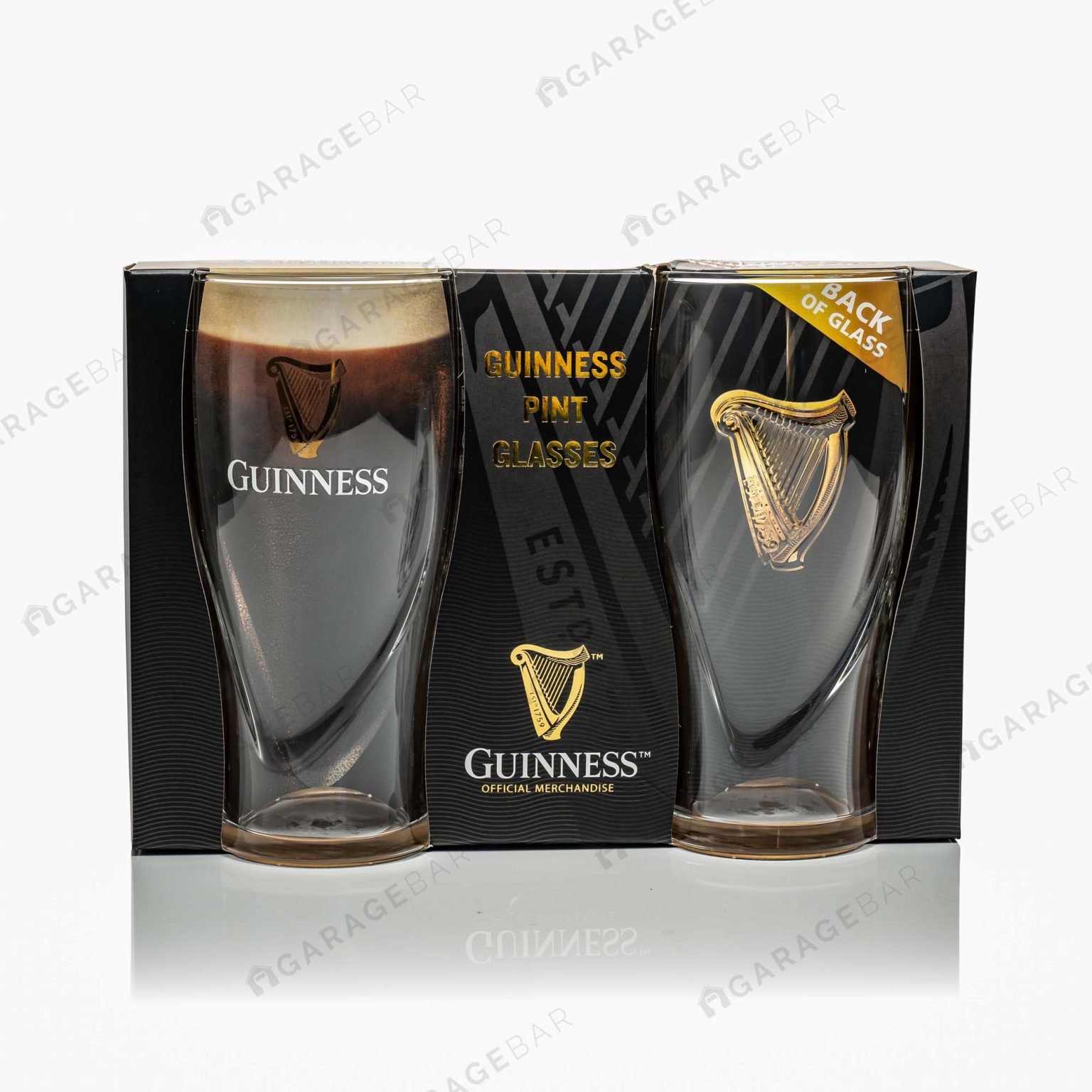 Buy Guinness Glasses Online | Guinness Gift Sets | GarageBar