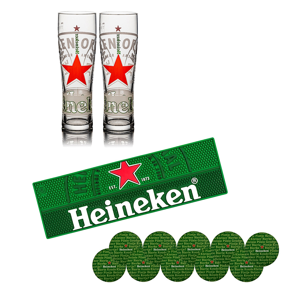 Heineken Home Bar Starter Bundle Set - GarageBar Limited