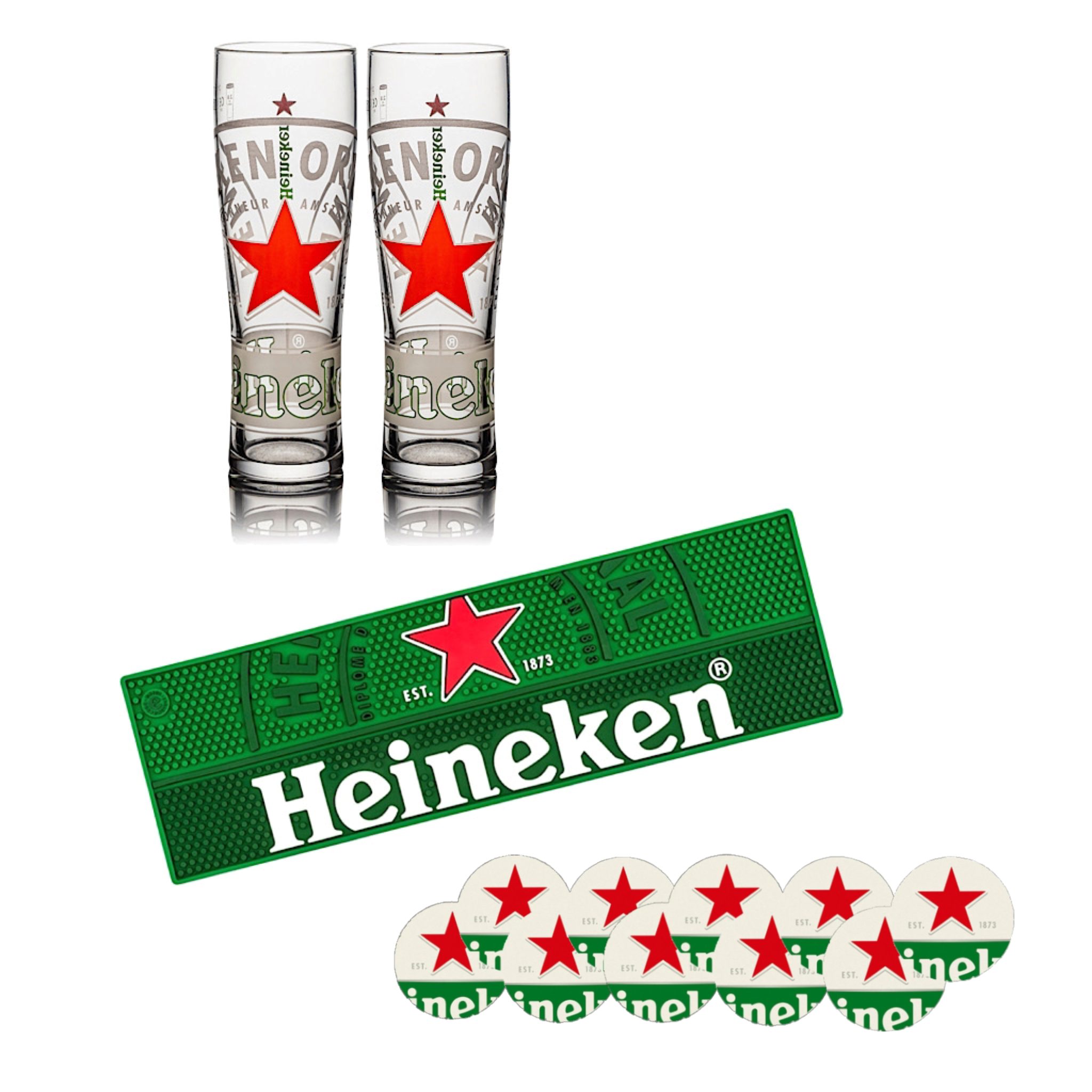 Heineken Home Bar Starter Bundle Set - GarageBar