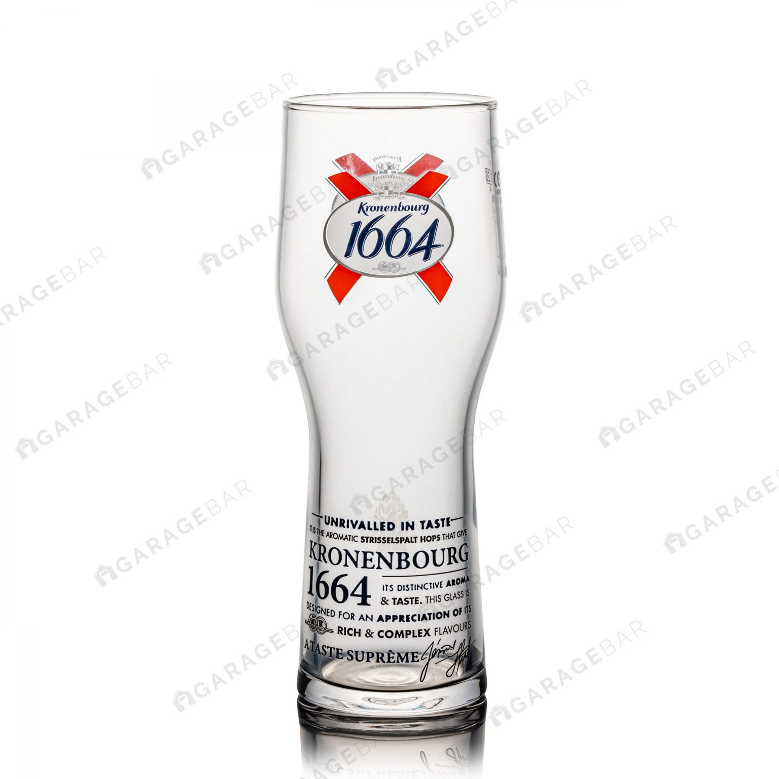 Kronenbourg 1664 Beer Glass - Pint/20oz - GarageBar