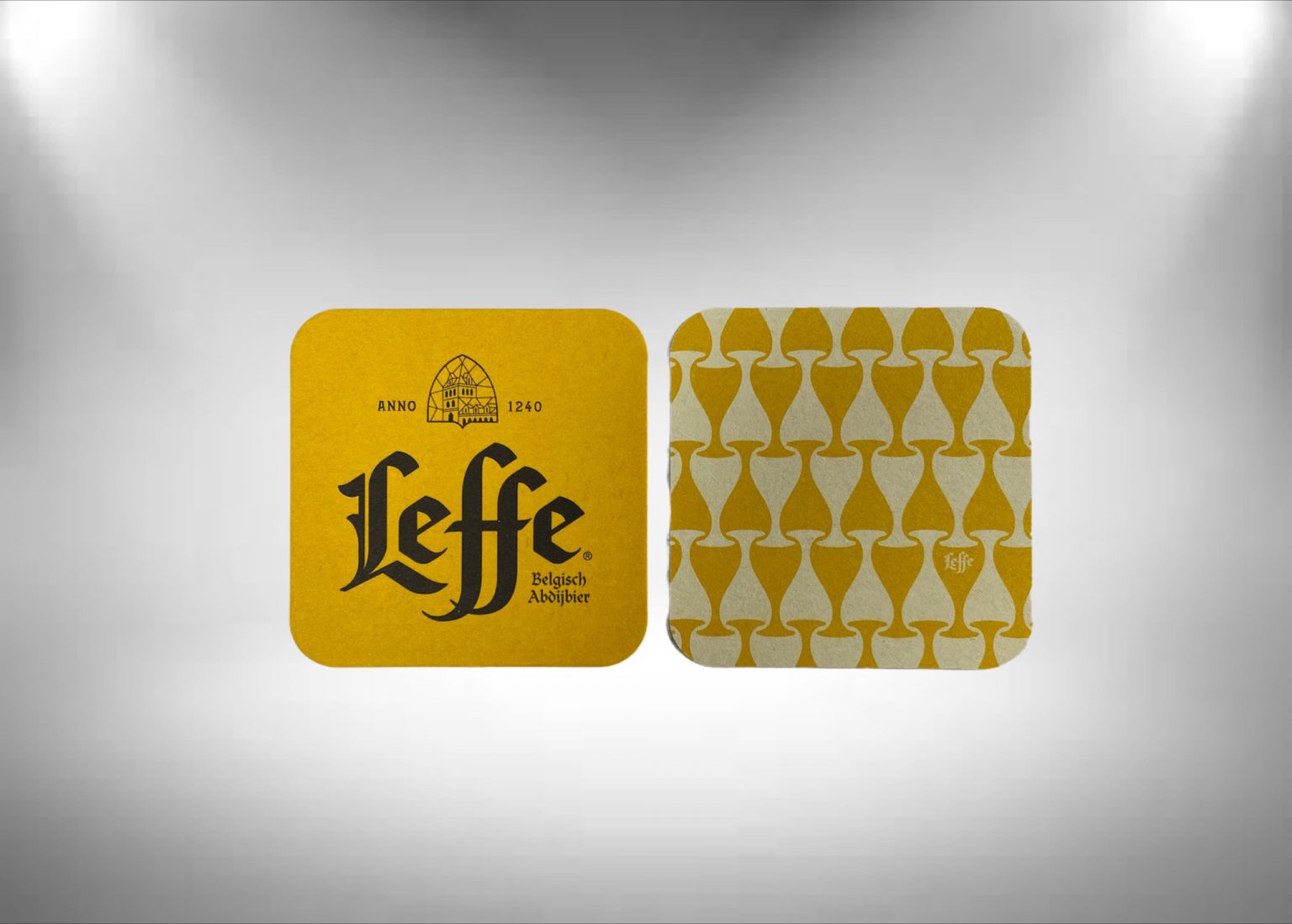 Leffe Beer Glass Chalice Stem Logo - Half Pint/33cl - GarageBar Limited
