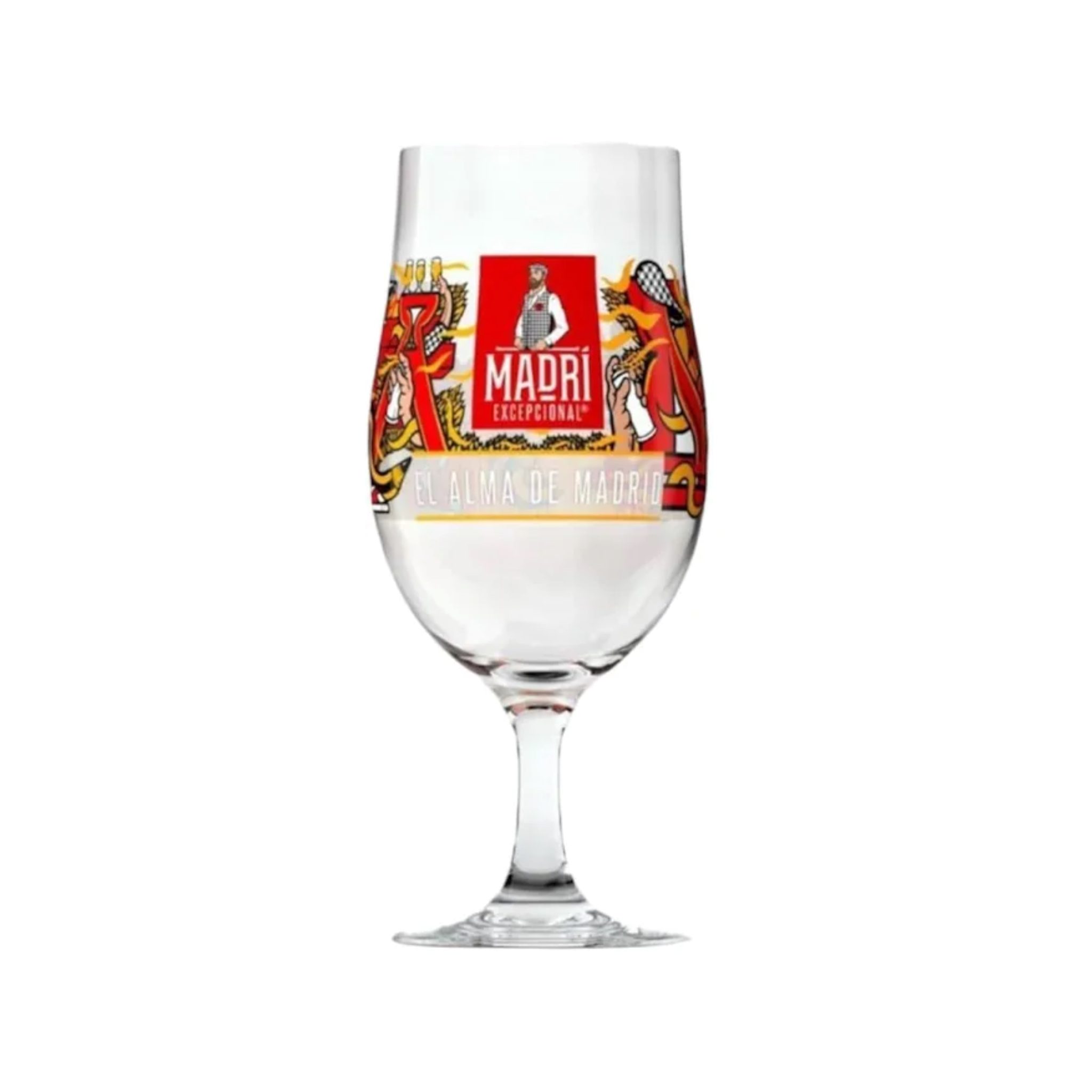 Madri Excepcional Limited Edition Chalice Beer Glass - Pint/20oz ...
