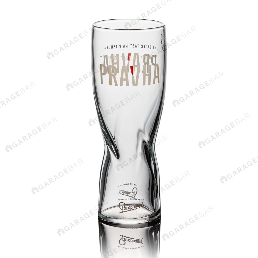 Pravha Beer Glass - Half Pint/10oz - GarageBar