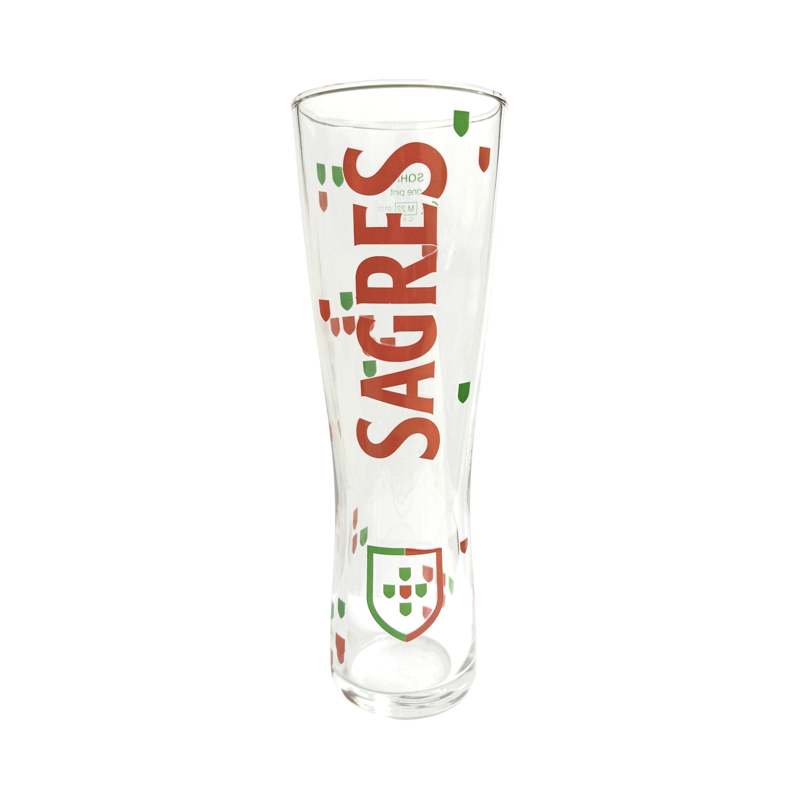 Sagres Beer Glass - Pint/20oz - GarageBar Limited
