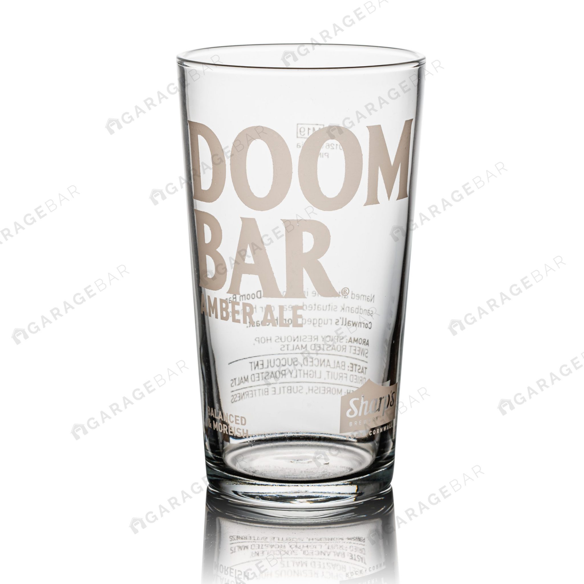 Sharp's Doom Bar Beer Glass - Pint/20oz - GarageBar Limited