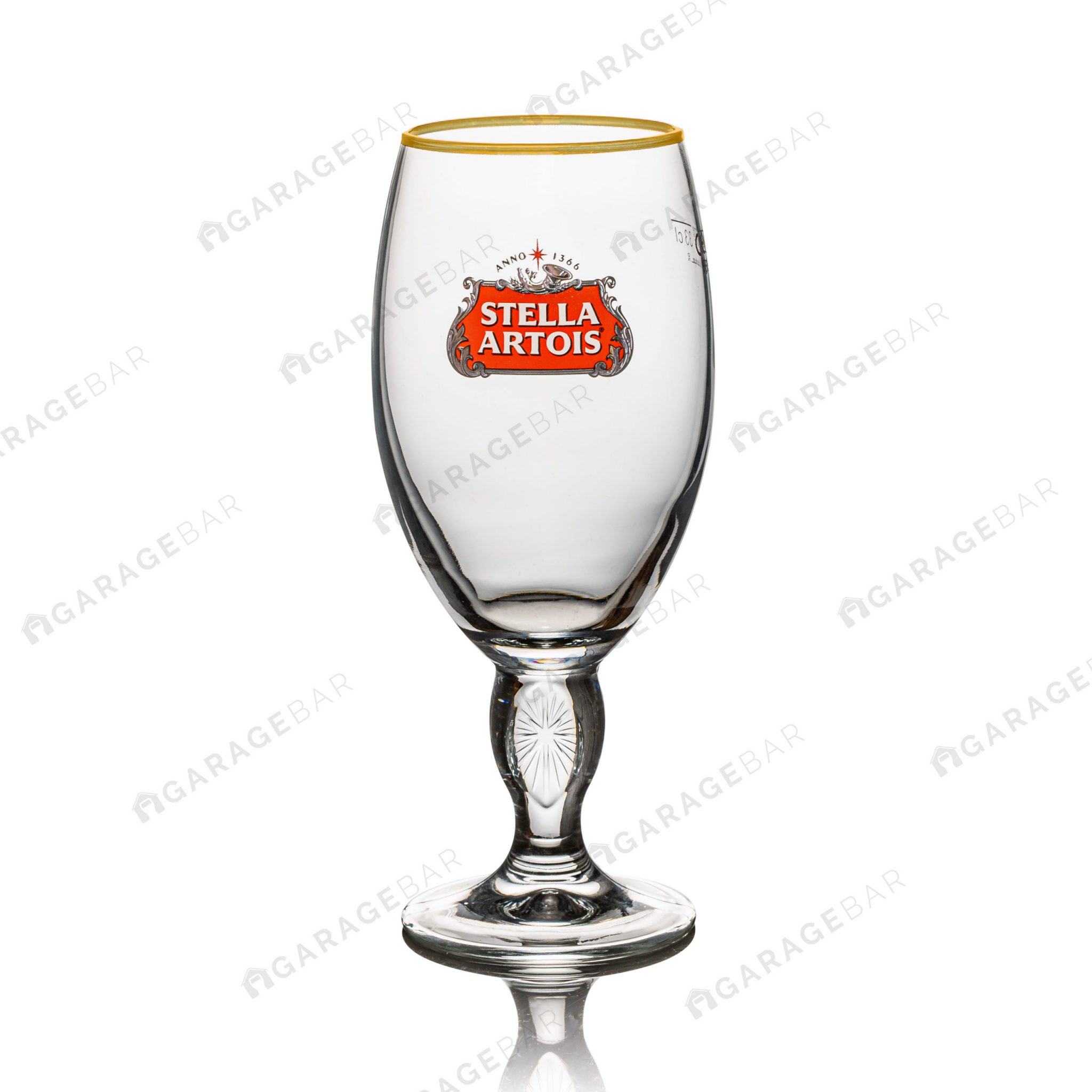 Stella Artois Chalice Beer Glass - Half Pint/33cl - GarageBar