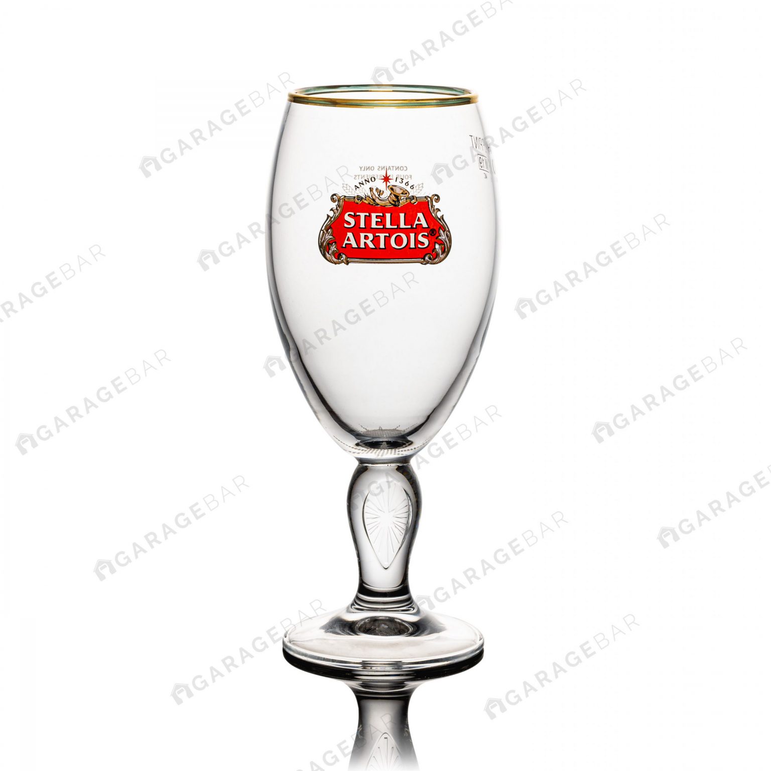 Stella Artois Unfiltered Chalice Beer Glass - Pint/20oz - GarageBar Limited