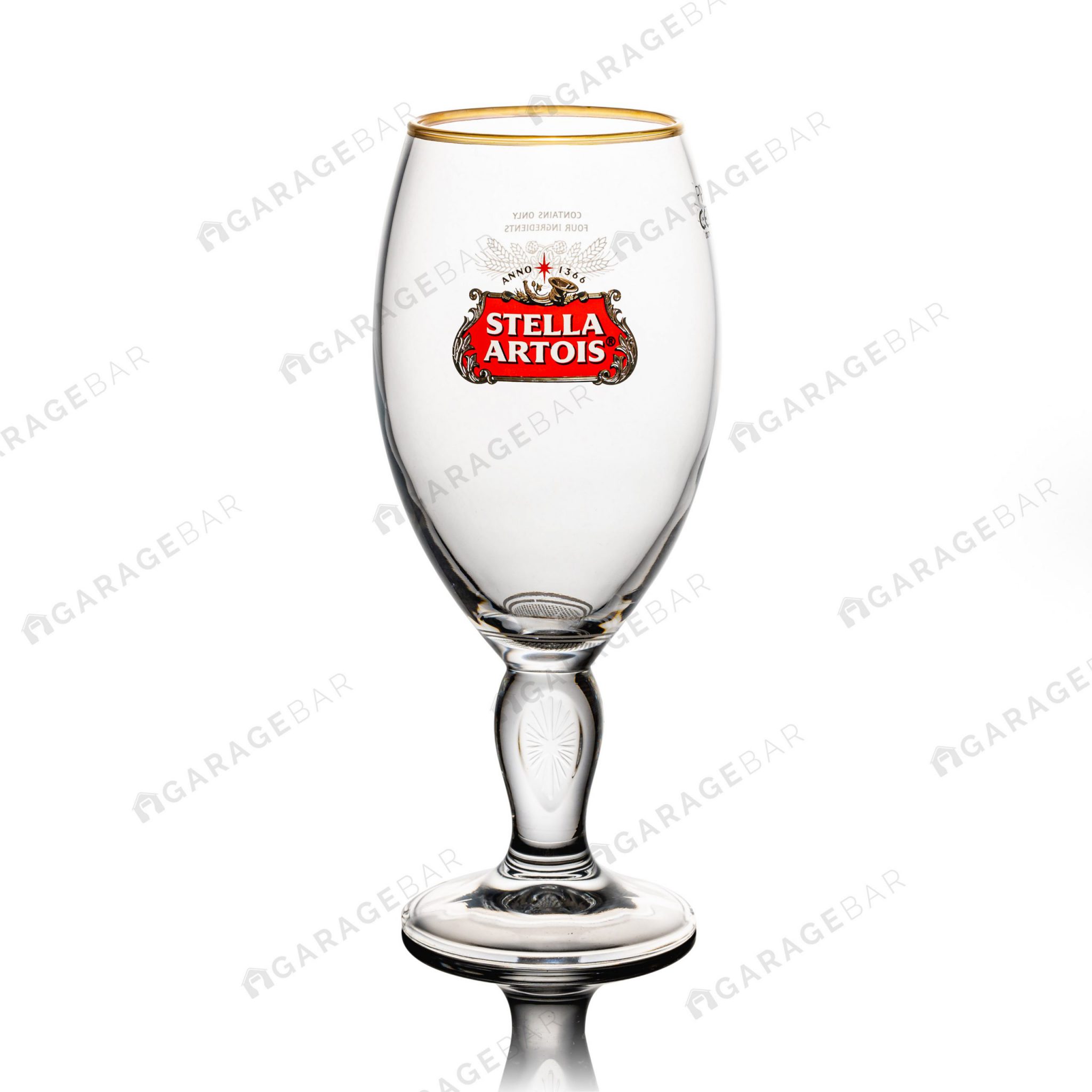 Stella Artois Chalice Beer Glass - Pint/20oz - GarageBar