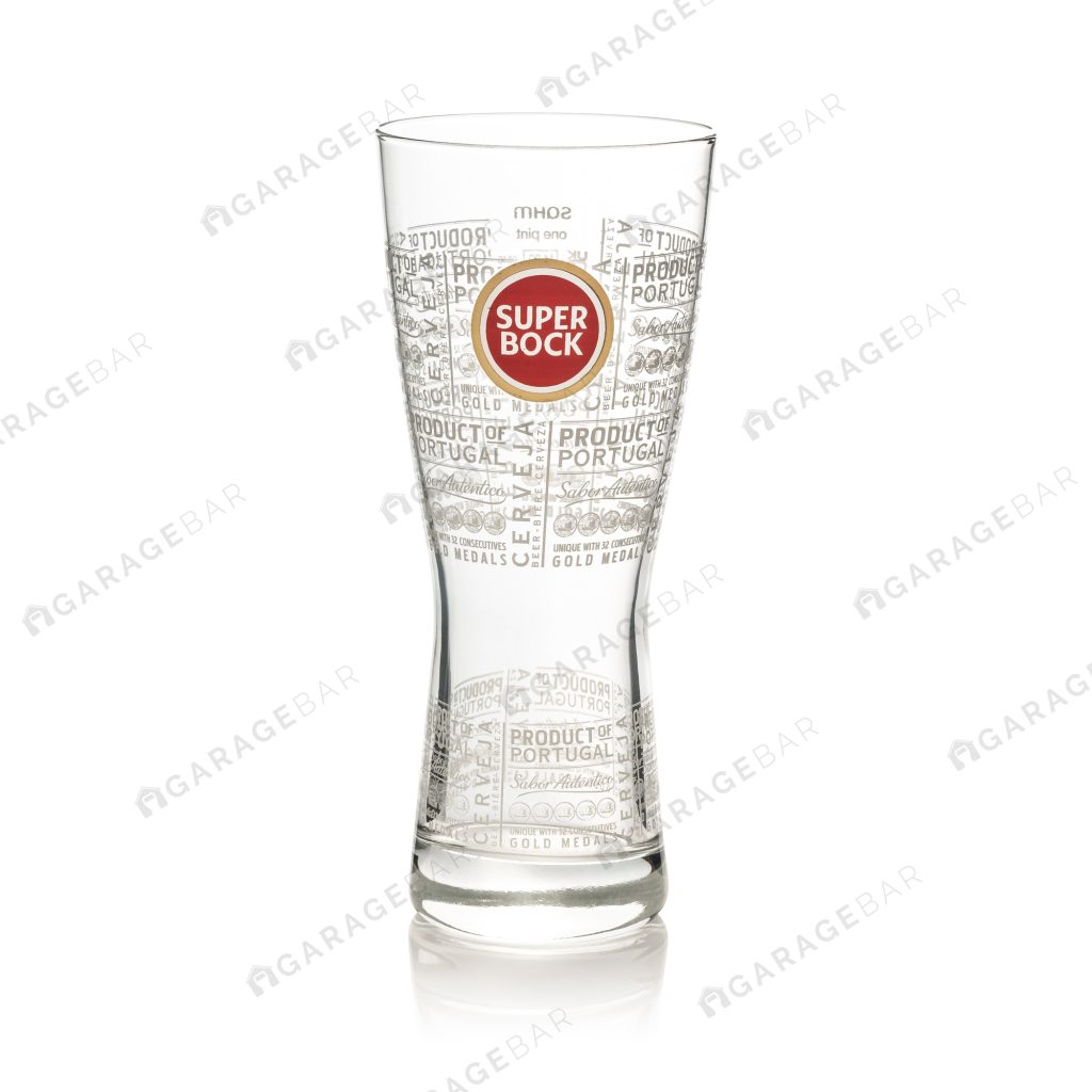 Super Bock Beer Glass - Pint/20oz - GarageBar